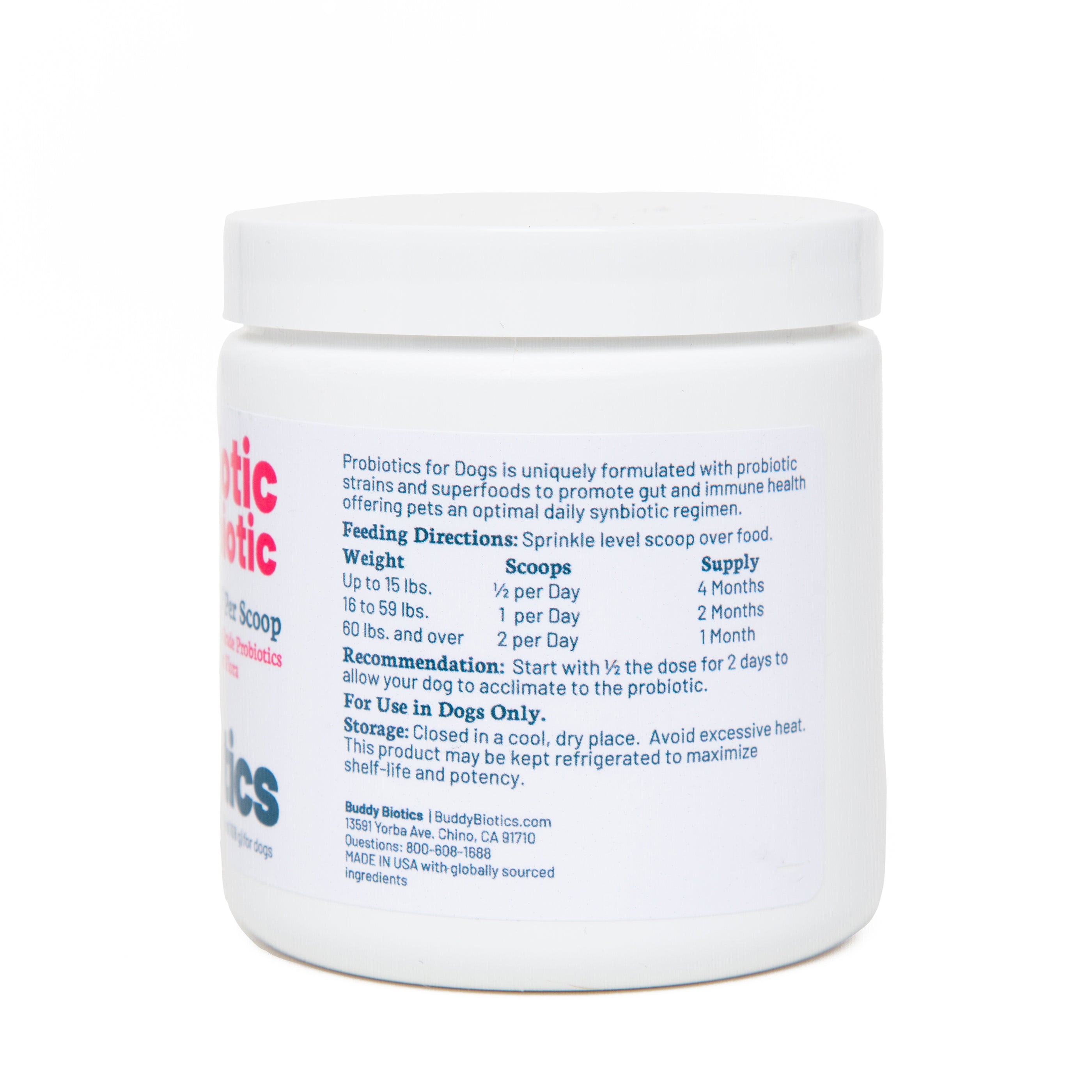 Probiotic + Prebiotic for Dogs — Biomedic Labs