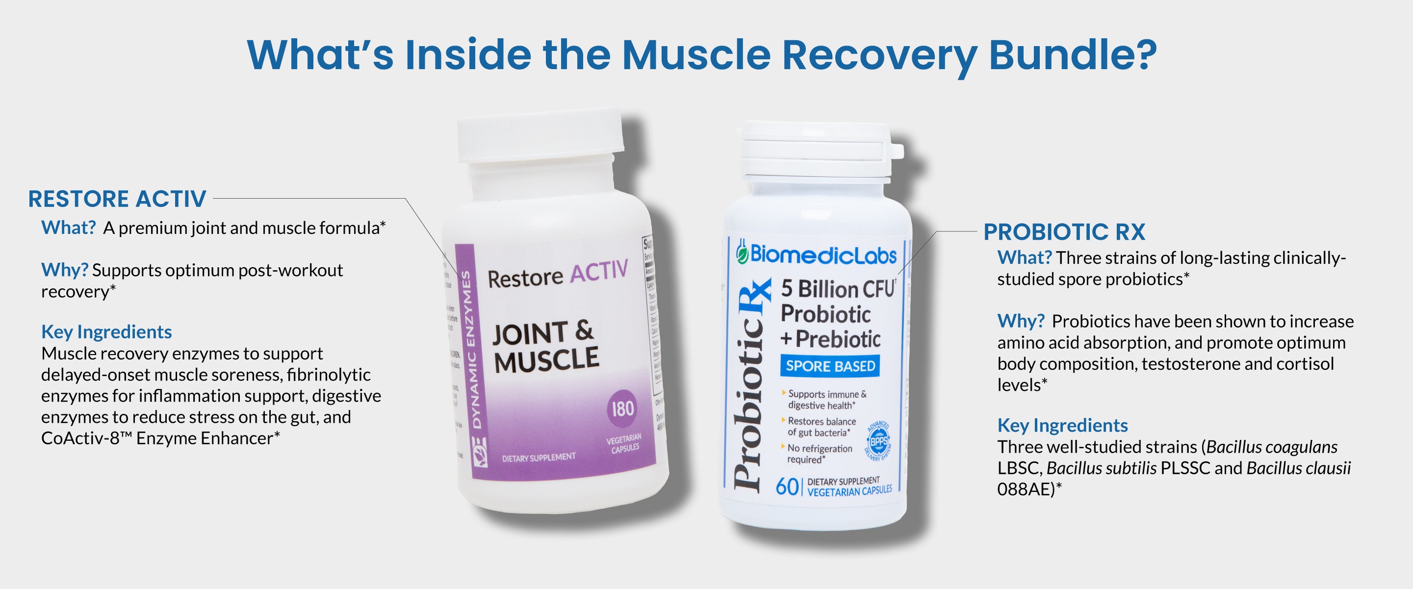 Muscle Recovery Bundle — Biomedic Labs
